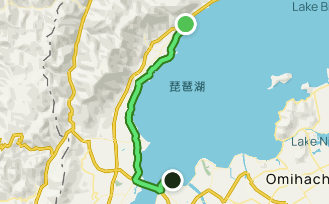 Lake Biwa Map