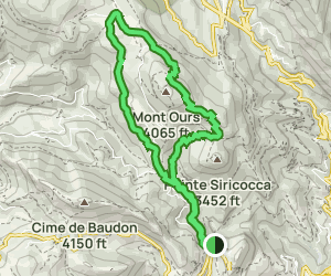 Tour of Mont Ours via the Col de Verroux and the Col de Ségra: 3 ...