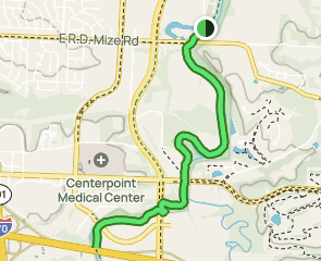 Little Blue Trace Trail: Necessary Rd to Hilton Garden, Missouri - 447 ...