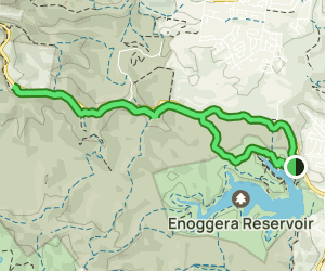 McAfees Lookout Loop Via Nebo Road Break And Duck Creek Track: 325 ...