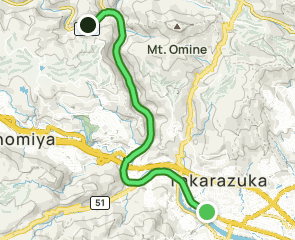 Takarazuka Station - JR Fukuchiyama Line Haisenjiki Hiking Course: 7 ...