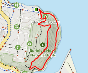 Burleigh Head Oceanview and Rainforest Circuit | Mappa, Guida ...