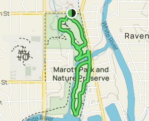 Marott Park and Nature Preserve Loop, Indiana - 164 Reviews, Map ...