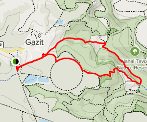 Southern Gazit, Givat Hamud and Tabor River Circuit | Map, Guide ...