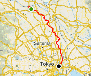 Tokyo Skytree - Otoshi Furutone River - Kasai Irrigation Canal | Map ...