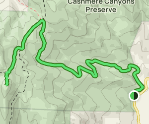 Sunrise Trail via Spring Canyon Loop and Nahahum Trail: 68 Reviews, Map ...