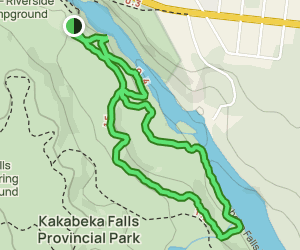 Kakabeka Falls Mountain Portage and Little Falls | Map, Guide - Ontario ...