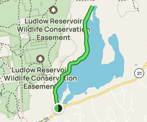 Ludlow Reservoir Shoreline Trail: 201 Reviews, Map - Massachusetts ...