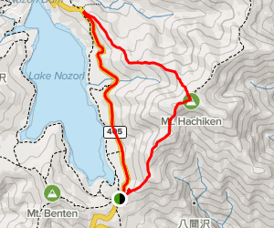 Fujimi Pass - Mount Hachiken - Lake Nozori Loop | Map, Guide - Gunma ...