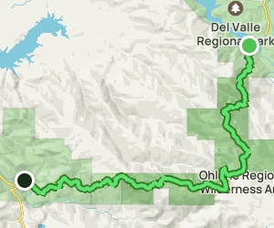 Sunol Wilderness via Sailor Camp, Rocky Ridge, and Canyonview Trail ...