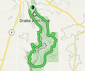 Drake Well Road to Miller Farm Road via Gerard Hiking Trail Loop: 48 ...