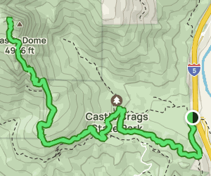 Castle Dome via PCT to Crags Trail: 461 Reviews, Map - California ...
