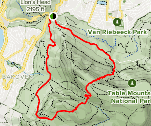 Pipe Track - Kasteelpoort - Platteklip Gorge | Mappa, Guida - Western ...