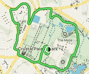 Dulwich Upper Wood and Crystal Palace Park Circular - London, England ...