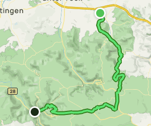 Schwäbische Alb-Radweg Etappe 4: Weilheim an der Teck - Bad Urach: 21 ...