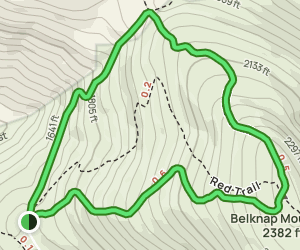 Mt. Belknap Blue/Green Trail Loop: 107 Reviews, Map - New Hampshire ...