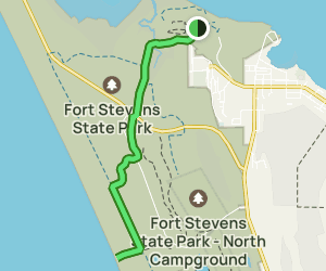 Columbia Beach via Isaac Stevens, Battery Russel and Kestrel Dune Trail ...