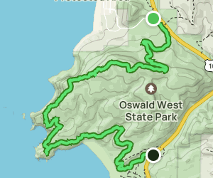 Arch Cape to Cape Falcon Trail: Round Mountain to Short Sand Beach: 119 ...