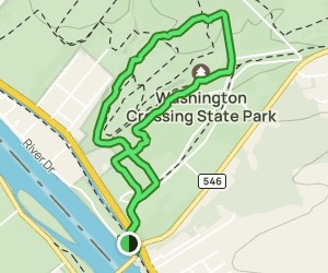 Washington Crossing State Park Loop: 596 Reviews, Map - Pennsylvania ...