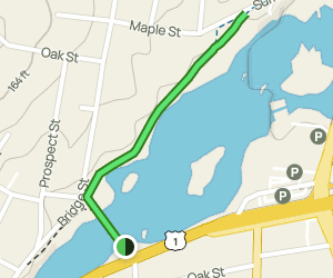 Androscoggin Riverwalk via Swinging Bridge: 51 Reviews, Map - Maine ...