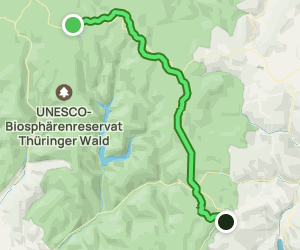 Rennsteig stage 5: Frauenwald - Masserberg: 9 Reviews, Map - Thuringia ...