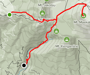 Kurumazaka Pass - Mount Maekake (Mount Asama) - Asama Sanso | Map ...