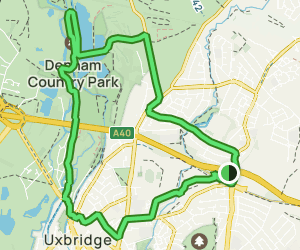 Hillingdon Tube Station to Denham Country Park Circular: 174 foto's ...