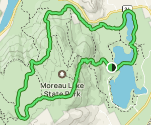 Mud Pond, Western-Eastern Ridge, Ridge Run, and Moreau Overlook Trail ...