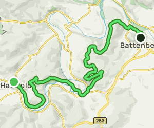 Ederhöhenweg Stage 4: Hatzfeld - Battenberg: 0 Reviews, Map - Hesse ...