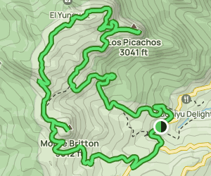El Yunque Forest Big Loop | Mapa, Roteiro - East Region, Puerto Rico ...