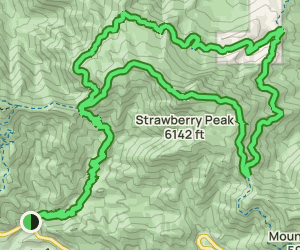 Strawberry Peak via Mountaineer’s Route: 341 Reviews, Map - California ...