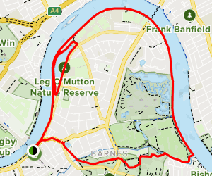 Barnes Trail via Leg o' Mutton Reservoir and Beverley Brook - London ...
