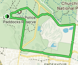 Dandenong Police Paddocks Loop via Churchill Park Drive - Victoria ...