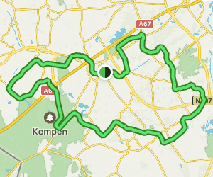 Fietsroute Eersel - Bergeijk: 0 Reviews, Map - North Brabant ...