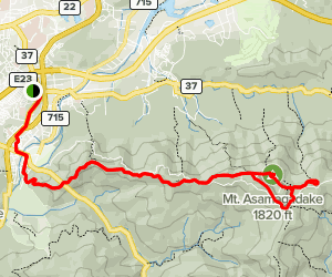 Mount Asama: Ujidakemichi Route | Map, Guide - Mie, Japan | AllTrails
