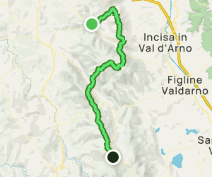 La Via dei Monti del Chianti: San Polo - Monte San Michele: 2 Reviews, Map - Tuscany, Italy ...