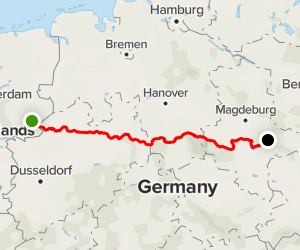 EuroVelo 2 Hoofdstedenroute: Borculo - Dessau - Gelderland, Netherlands ...