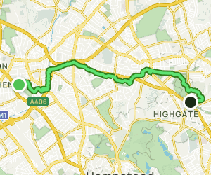 Capital Ring Walk Section 11: Hendon Park to Highgate - London, England ...