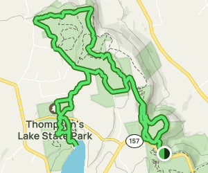 Thacher Park, Thompson Lake and High Point Cliff via Escarpment Path ...