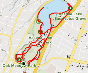Vasona Lake Loop and Los Gatos Creek Trail | Map, Guide - California ...