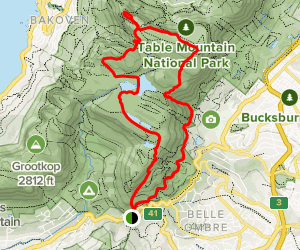 Constantia Nek to Upper Cable Car Station - Western Cape, South Africa ...