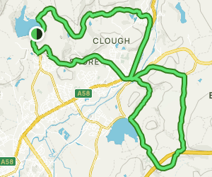 Watergrove Reservoir, Hollingworth Lake, and Littleborough Circular ...