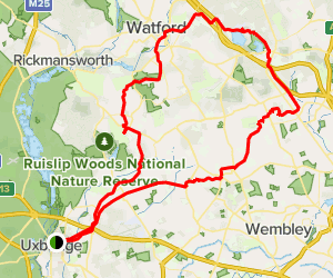 Uxbridge, Harrow, Edgware, Watford and Ruislip Circular - London ...