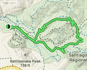Santiago Creek, Mountain Goat, Bumblebee, and Oak Trail Loop ...