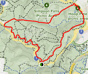 Mount Coot-tha Loop via Powerful Owl Trail - Queensland, Australia ...