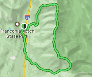 Mt. Lafayette, Little Haystack Mountain, Mt. Liberty, and Mt. Flume ...
