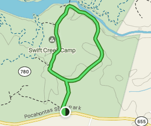 Powerline and Swift Creek Trails Loop: 401 Reviews, Map - Virginia ...
