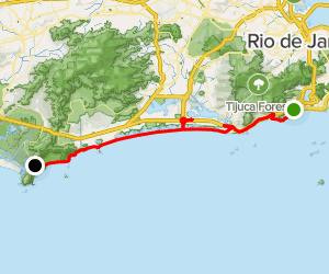 Leblon - Barra da Tijuca - Mirante de Grumari | Map, Guide - Rio de ...