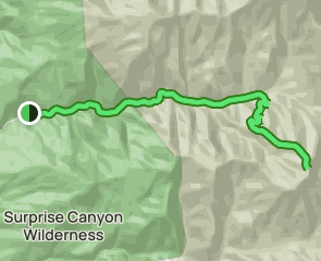 Panamint City and Sentinel Peak via Surprise Canyon Trail, California ...