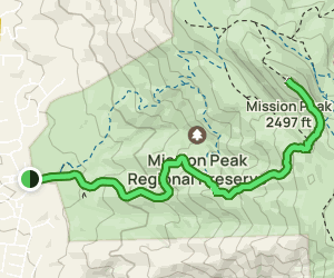 Mission Peak via Peak Meadow Trail: 548 Reviews, Map - California ...